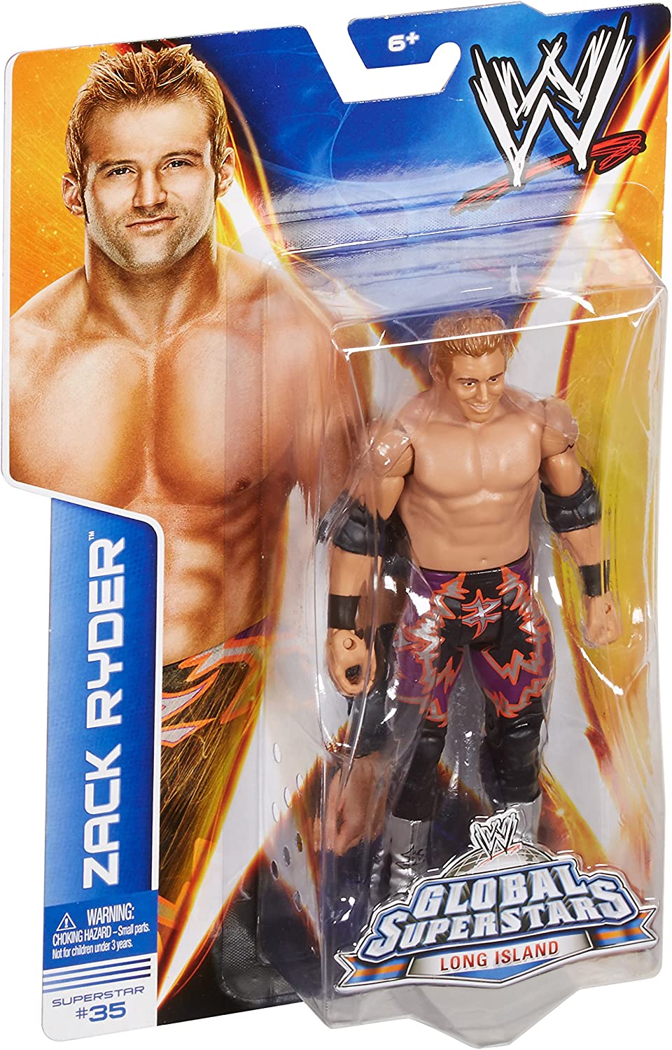 2014 WWE Mattel Basic Series 40 #35 Zack Ryder [Global Superstars] – Wrestling Figure Database