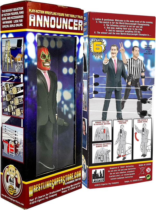 2019 FTC The Announcer [With Luchador Mask] – Wrestling Figure Database