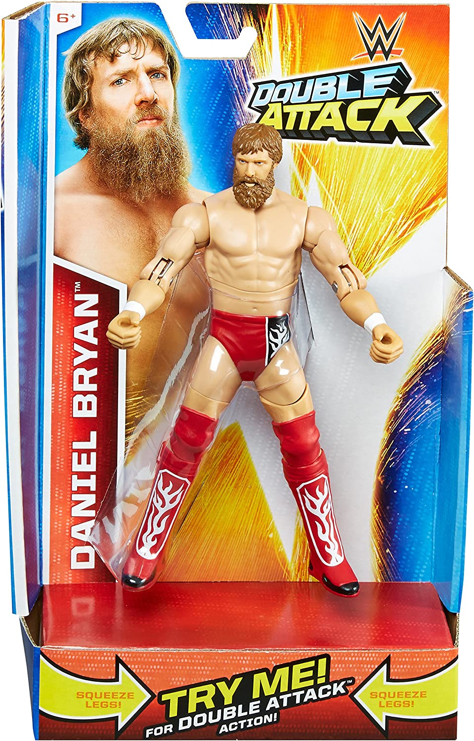 2014 WWE Mattel Double Attack Series 1 Daniel Bryan – Wrestling Figure ...