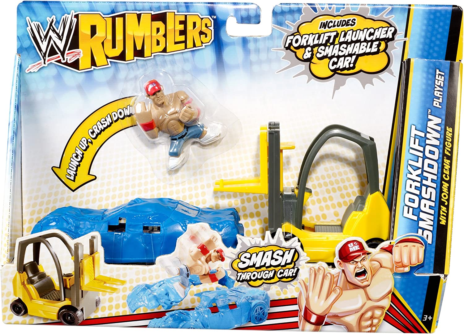 2012 WWE Mattel Rumblers Series 2 Forklift Showdown Playset [With John ...