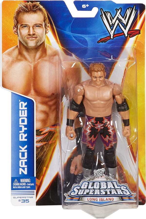 2014 WWE Mattel Basic Series 40 #35 Zack Ryder – Wrestling Figure Database
