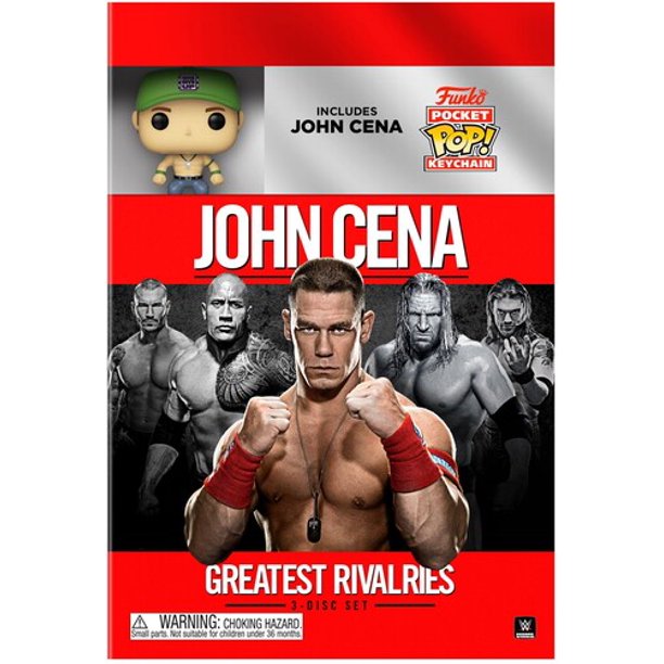2018 WWE "John Cena: Greatest Rivalries" DVD With Pocket POP! Keychain ...