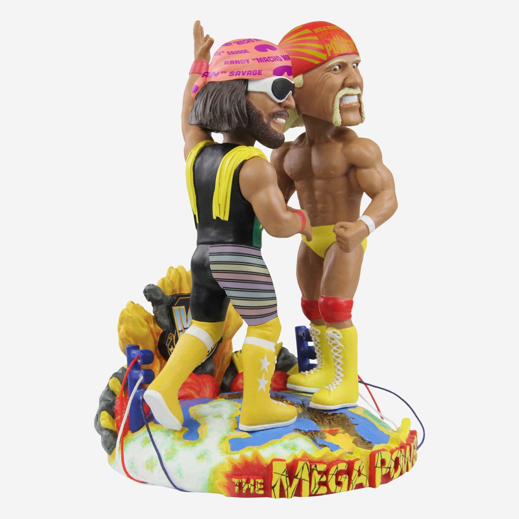 2023 WWE FOCO Bobbleheads Mega Powers Team Tag Team Dual Bobblehead: R ...