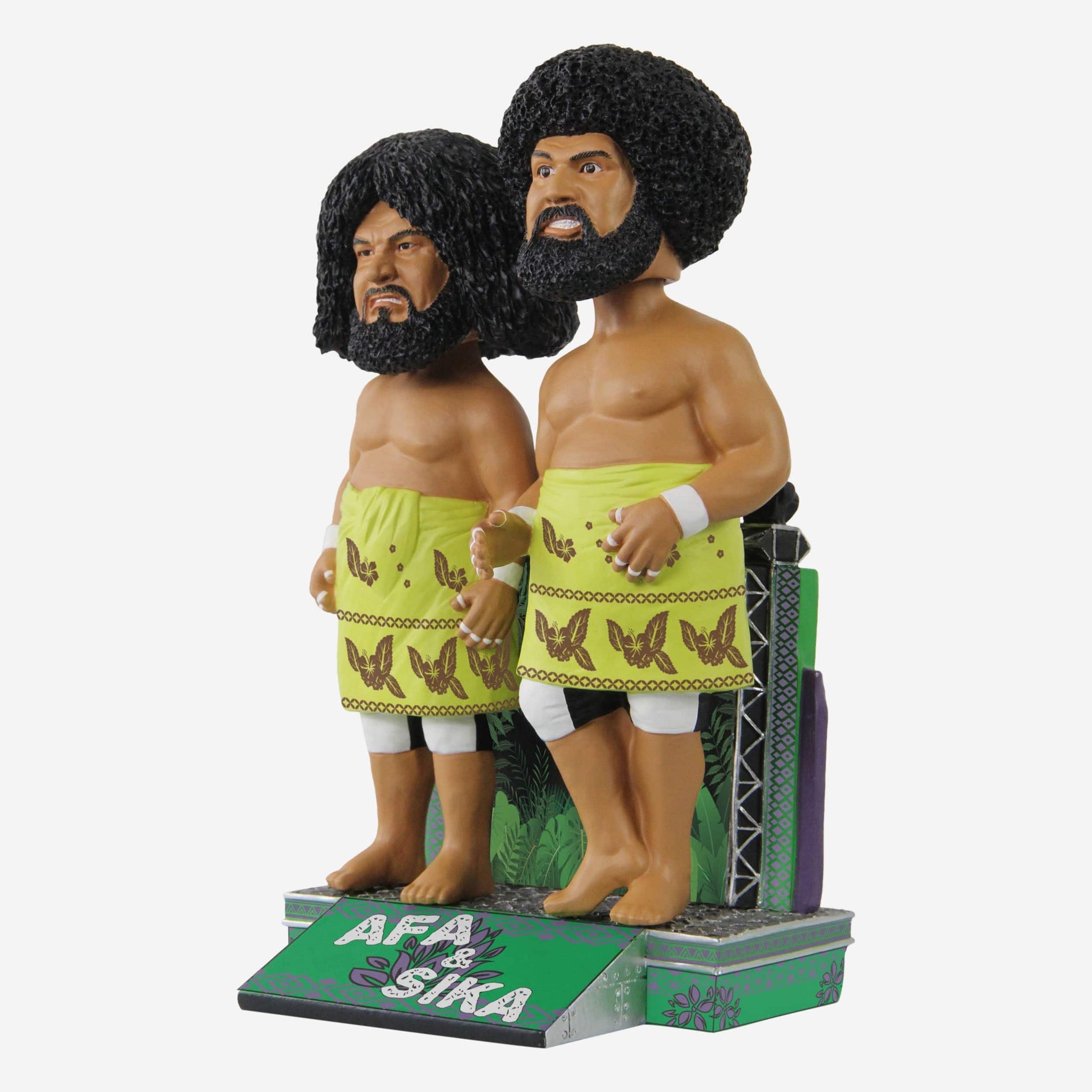 2023 WWE FOCO Bobbleheads Wild Samoans Team Tag Team Dual Bobblehead ...