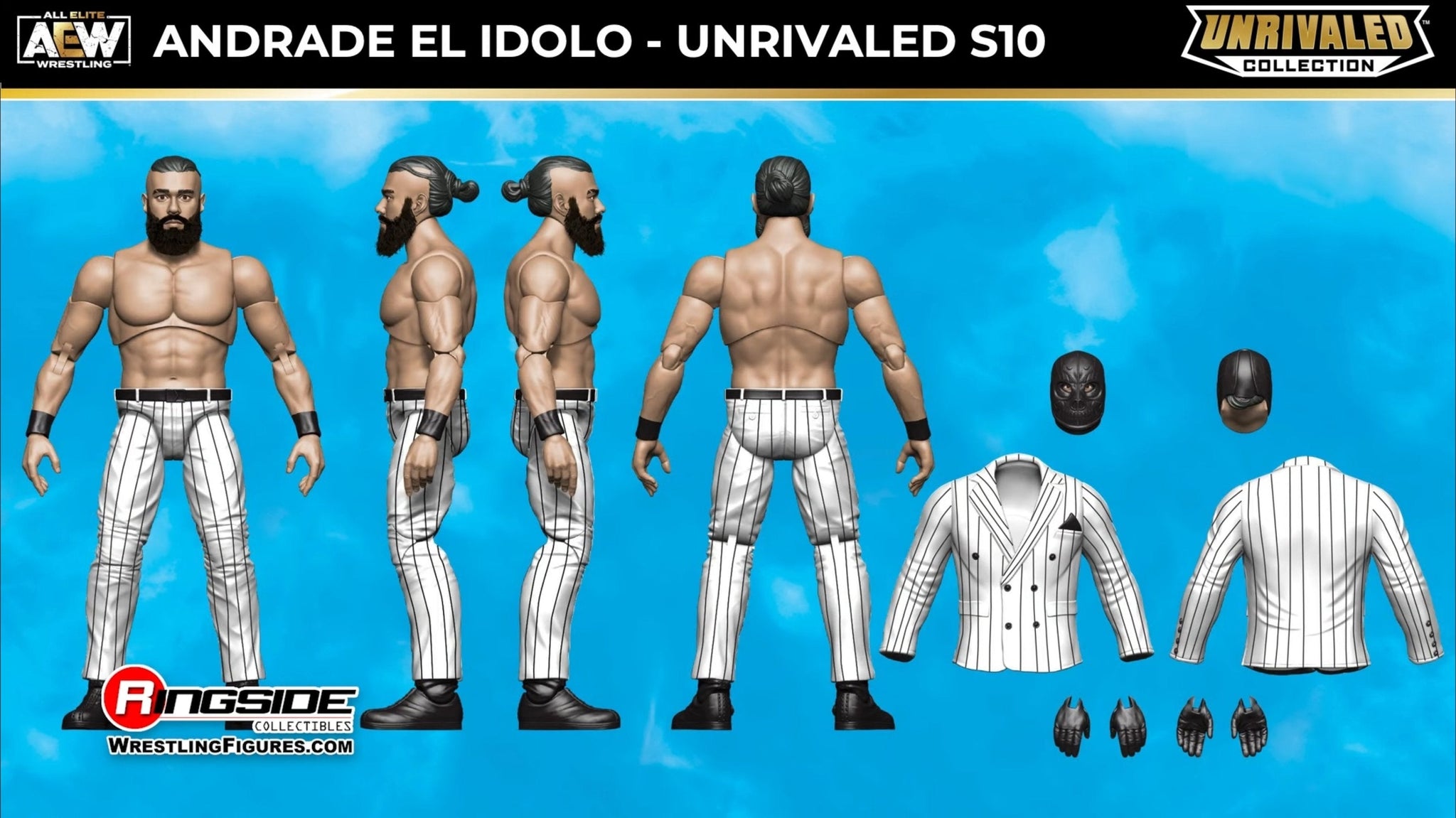 2022 AEW Jazwares Unrivaled Collection Series 10 #86 Andrade El Idolo ...