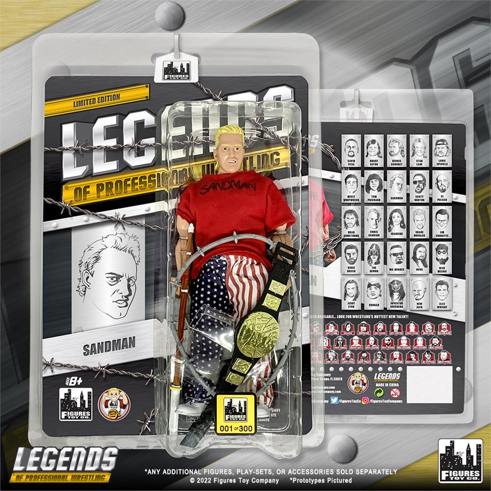2022 FTC Legends of Professional Wrestling [Modern] Sandman [Deluxe Va ...
