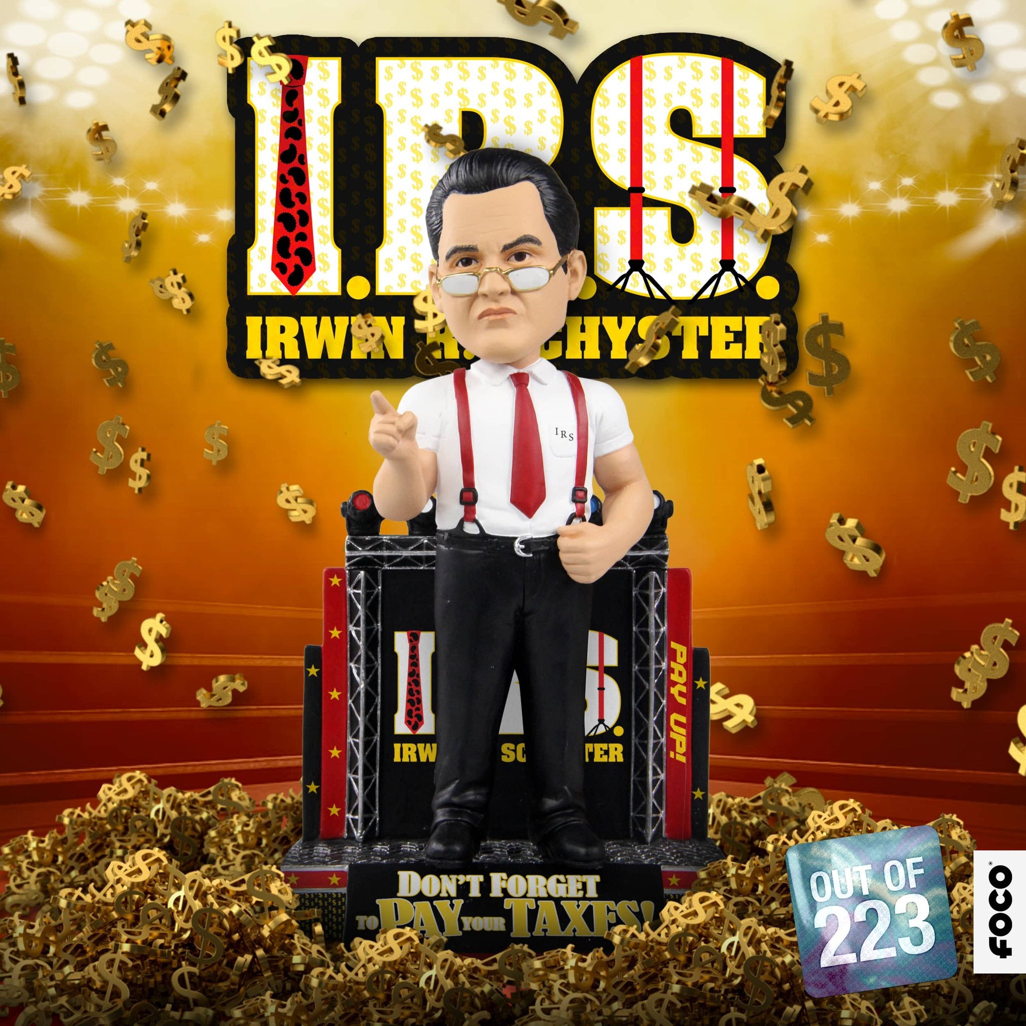 2023 WWE FOCO Bobbleheads Limited Edition Irwin R. Schyster – Wrestling ...