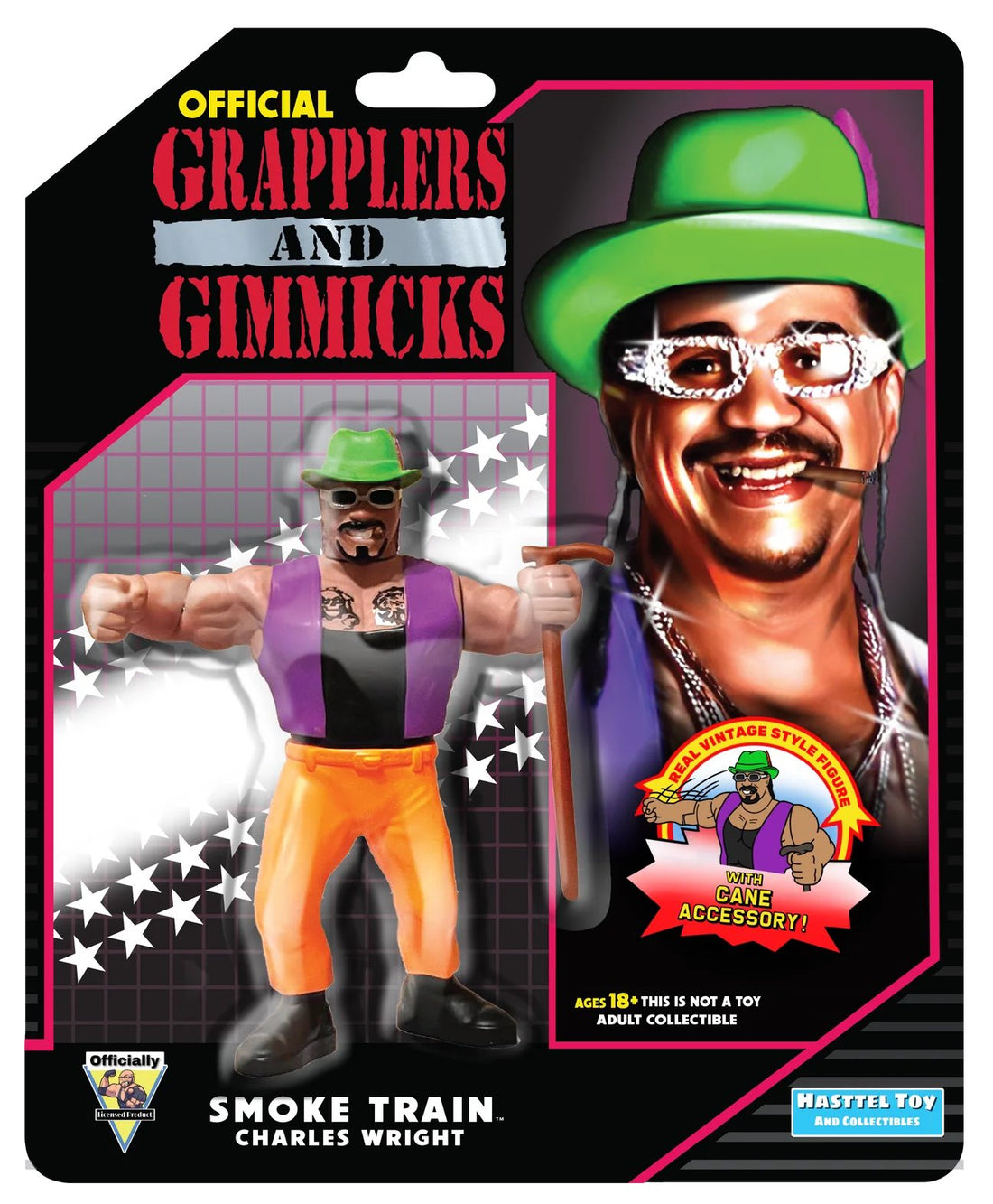 2023 Hasttel Toy Grapplers & Gimmicks Series 1 “Smoke Train” Charles W ...