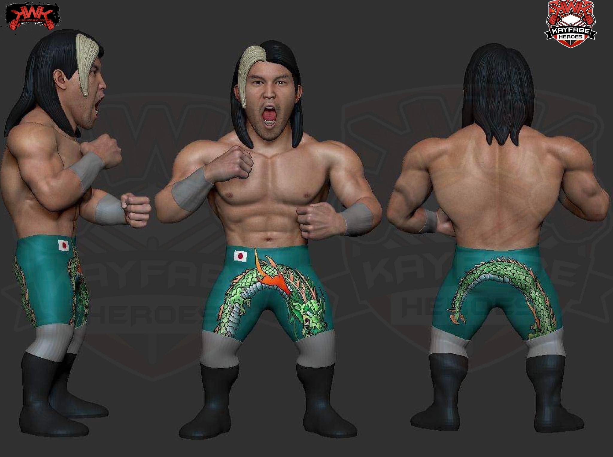 2024 KWK Kayfabe Heroes Series 1 Yoshi Tatsu [Merch Table Exclusive ...