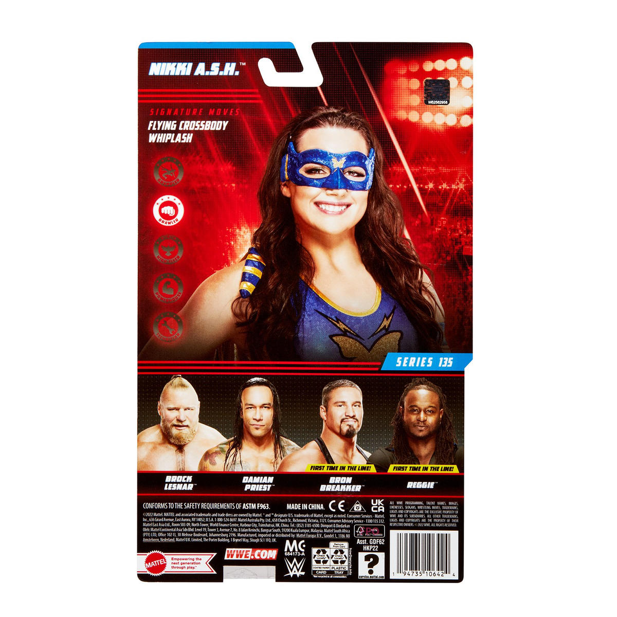 All Nikki Cross [a.k.a. Nikki A.S.H.] Wrestling Action Figures ...