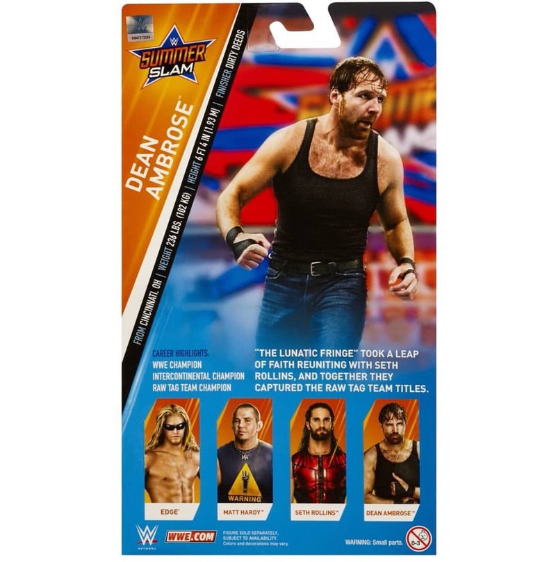 2018 WWE Mattel Elite Collection SummerSlam Series 2 Dean Ambrose [Exc – Wrestling Figure Database