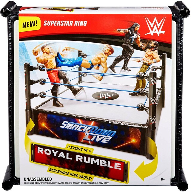 2020 WWE Mattel Basic Smackdown Live/Royal Rumble Superstar Ring ...