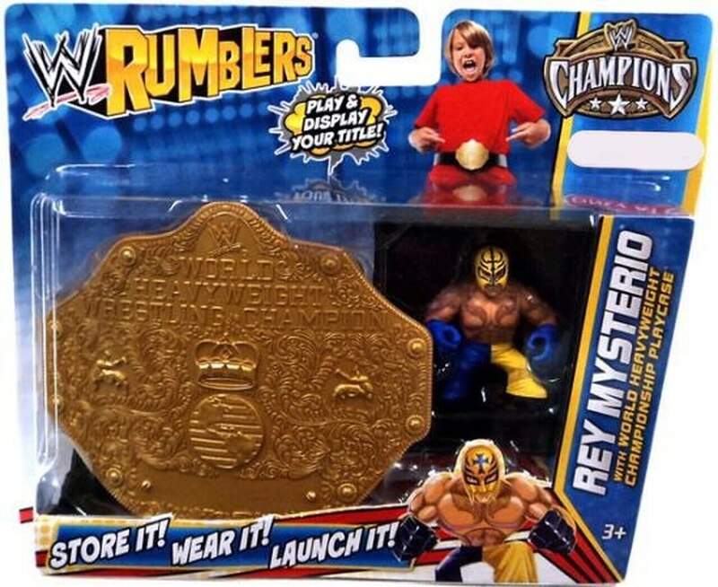 2012 WWE Mattel Rumblers Series 2 Rey Mysterio [With World Heavyweight ...
