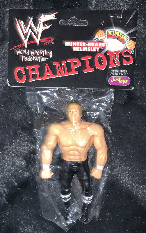 1998 WWF Just Toys Bend-Ems Champions [Bagged] HHH – Wrestling Figure ...
