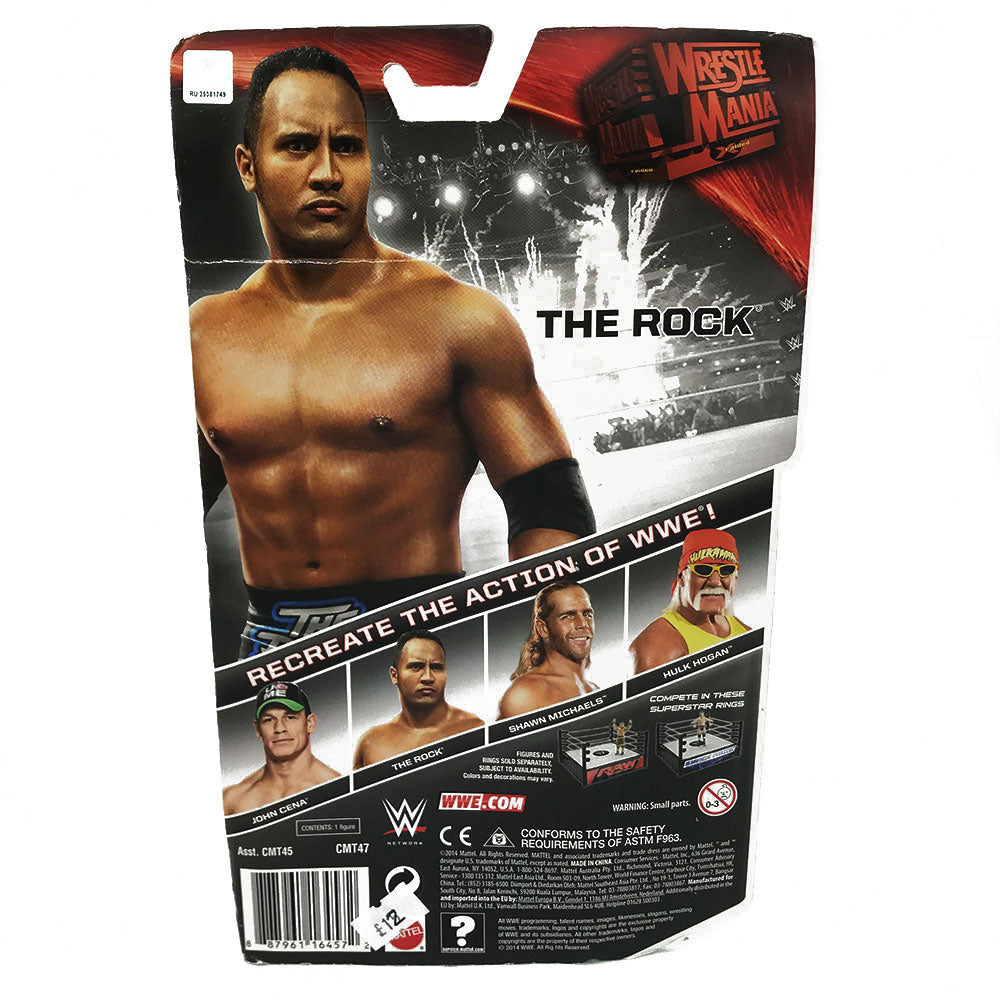 2015 WWE Mattel Basic WrestleMania Heritage Series 3 The Rock – Wrestling Figure Database