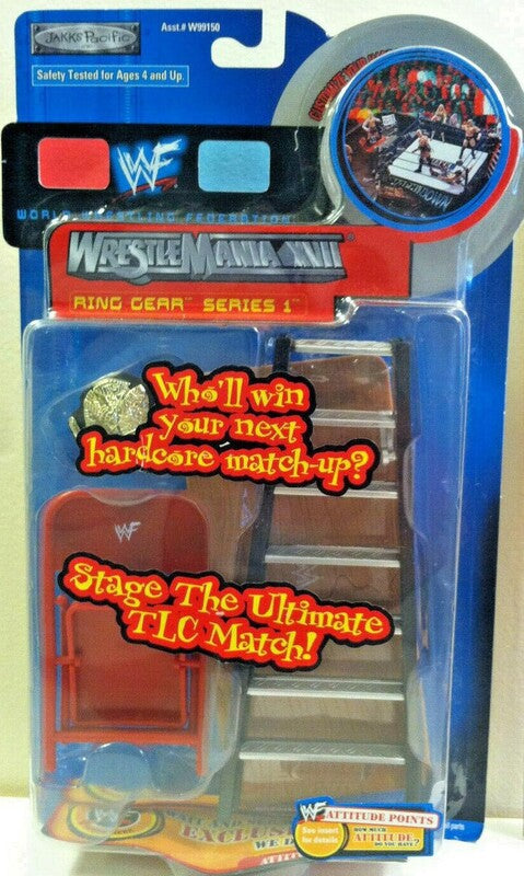 2000 WWF Jakks Pacific Ring Gear Series 1: Stage the Ultimate TLC Matc ...