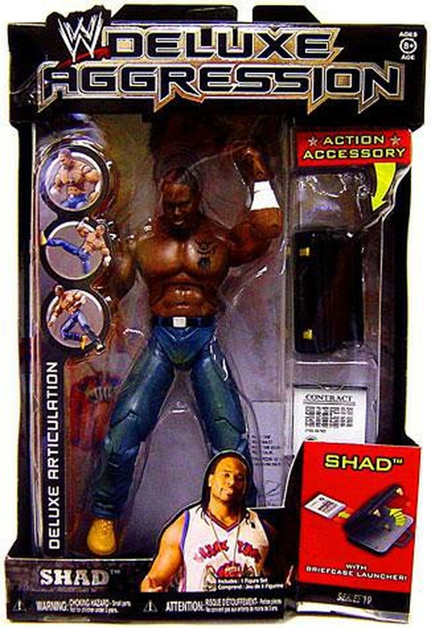 2009 WWE Jakks Pacific Deluxe Aggression Series 19 Shad – Wrestling ...