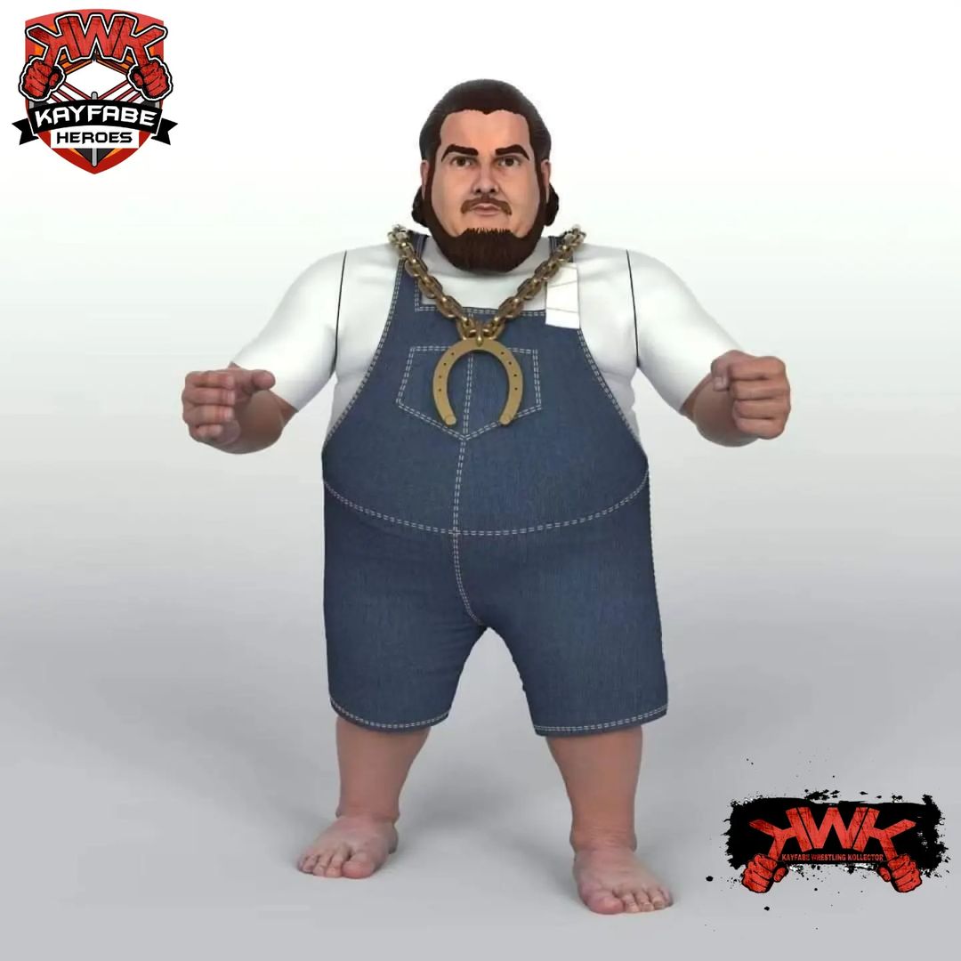 Unreleased KWK Kayfabe Heroes Series 1 Haystacks Calhoun [Continent Z ...