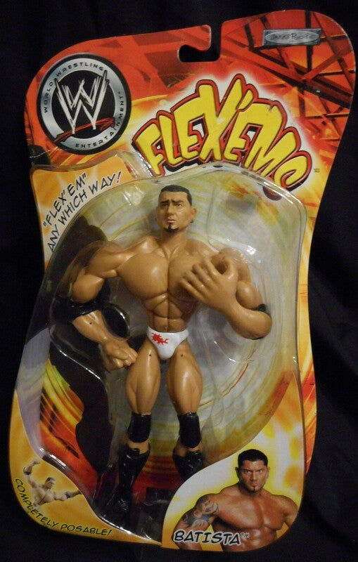 2005 WWE Jakks Pacific Flex 'Ems Series 9 Batista – Wrestling Figure ...