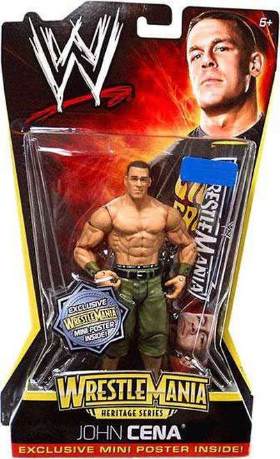 2011 WWE Mattel Basic WrestleMania Heritage Series 2 John Cena [Exclus – Wrestling Figure Database
