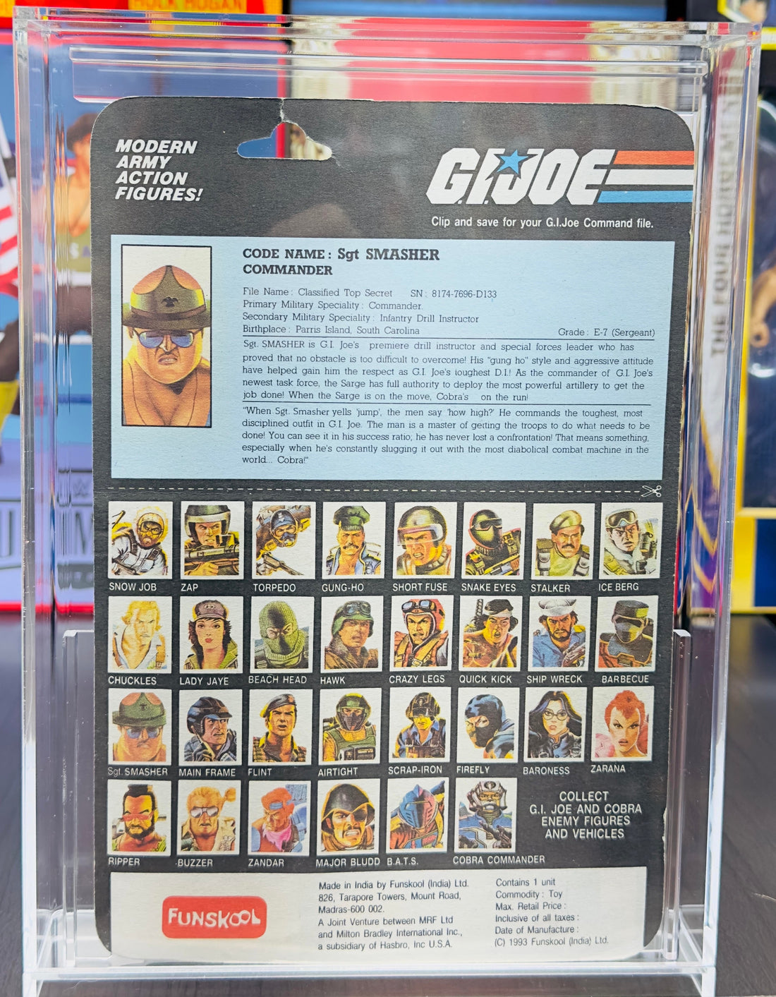 1993 Funskool GI Joe International Heroes Sgt. Smasher – Wrestling ...