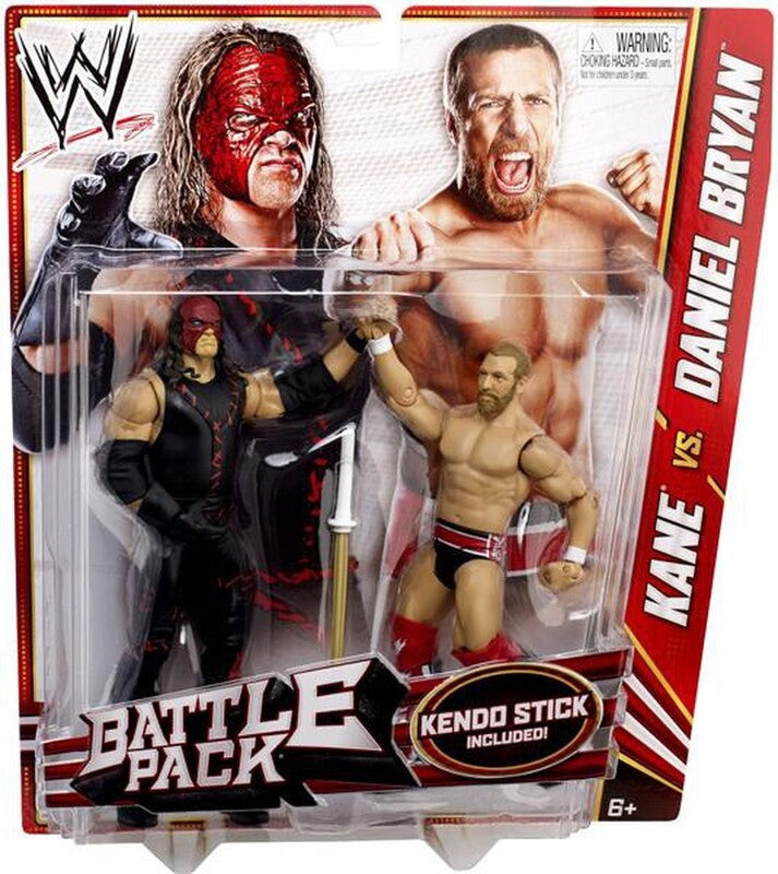 2013 WWE Mattel Basic Battle Packs Series 21 Kane vs. Daniel Bryan ...