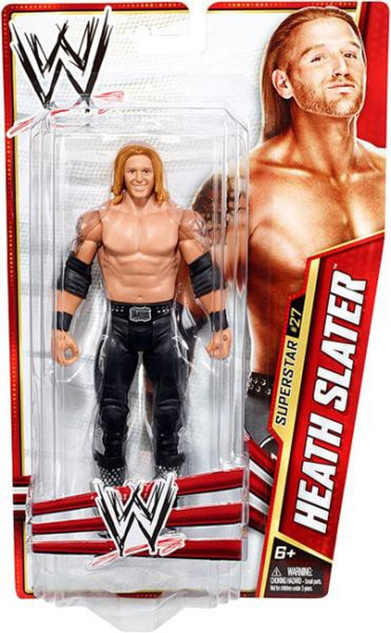 2013 WWE Mattel Basic Series 28 #27 Heath Slater – Wrestling Figure ...