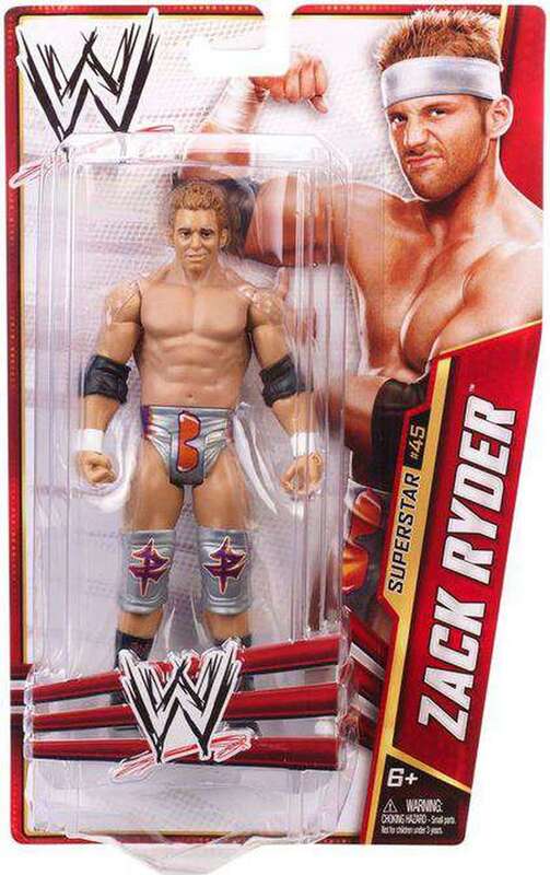 2013 WWE Mattel Basic Series 31 #45 Zack Ryder – Wrestling Figure Database