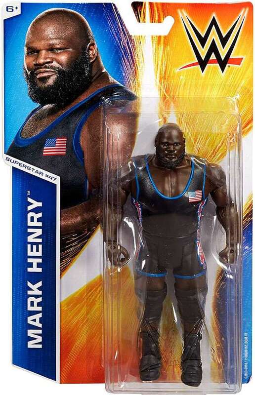 2015 WWE Mattel Basic Series 52 #47 Mark Henry – Wrestling Figure Database