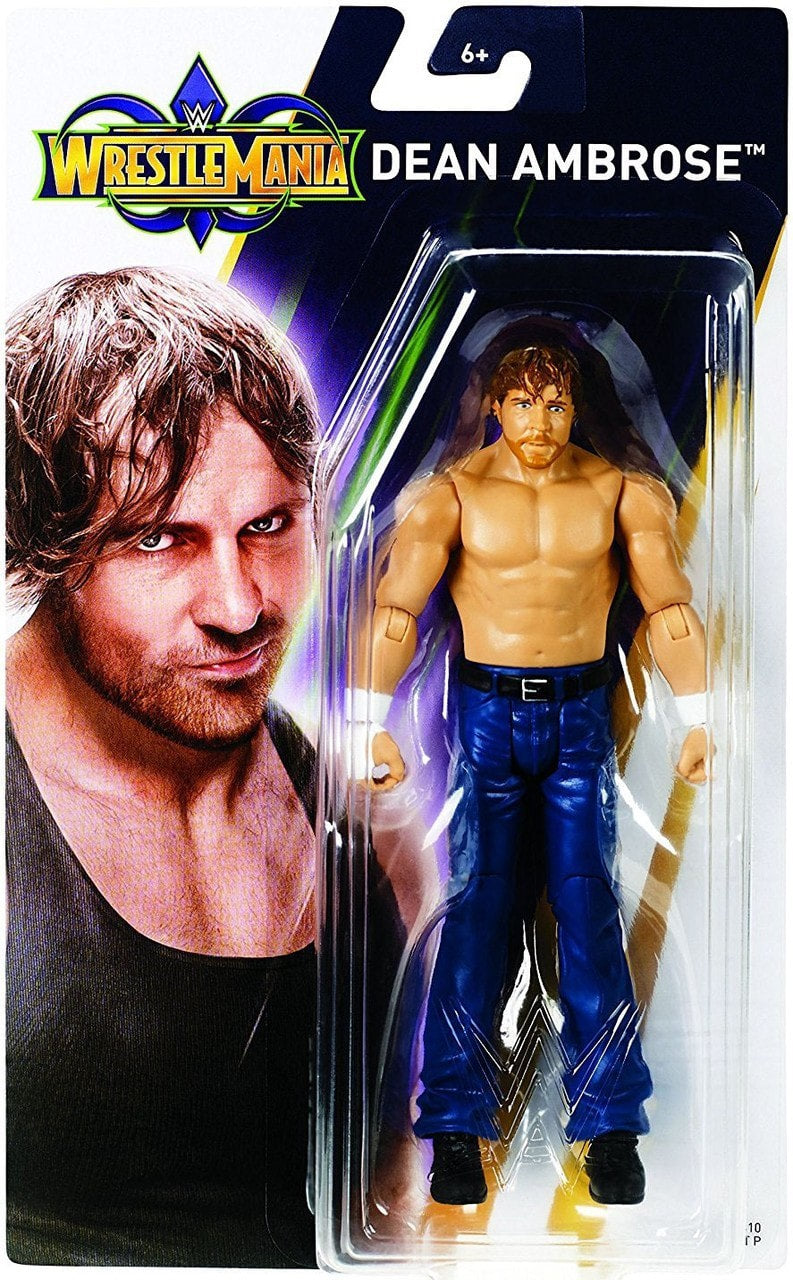 2018 WWE Mattel Basic WrestleMania 34 Dean Ambrose – Wrestling Figure ...