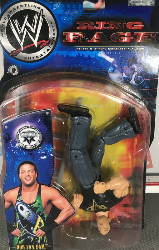2004 WWE Jakks Pacific Ruthless Aggression Series 7.5 "Ring Rage" Rob ...