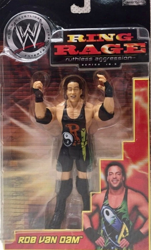 2005 WWE Jakks Pacific Ruthless Aggression Series 16.5 "Ring Rage" Rob ...