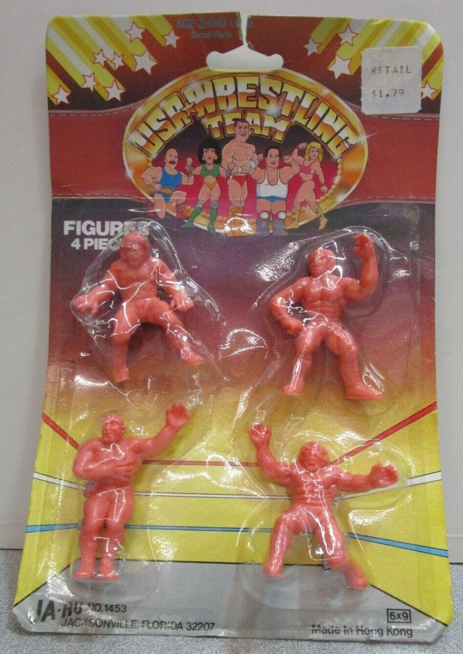 Ja-Ru USA Wrestling Team Bootleg/Knockoff M.U.S.C.L.E. Figures ...