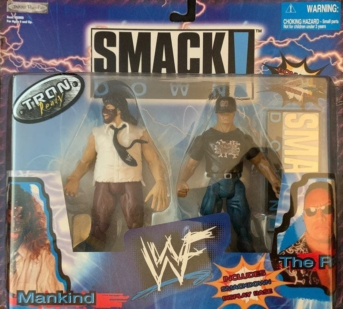 2000 WWF Jakks Pacific Titantron Live SmackDown! 2-Pack: Mankind & The ...