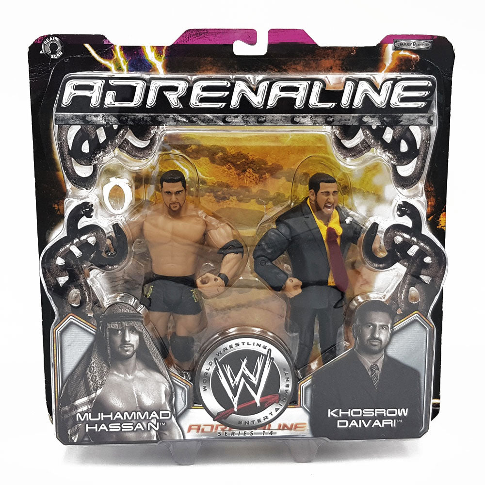 2005 WWE Jakks Pacific Adrenaline Series 14 Muhammad Hassan & Khosrow ...