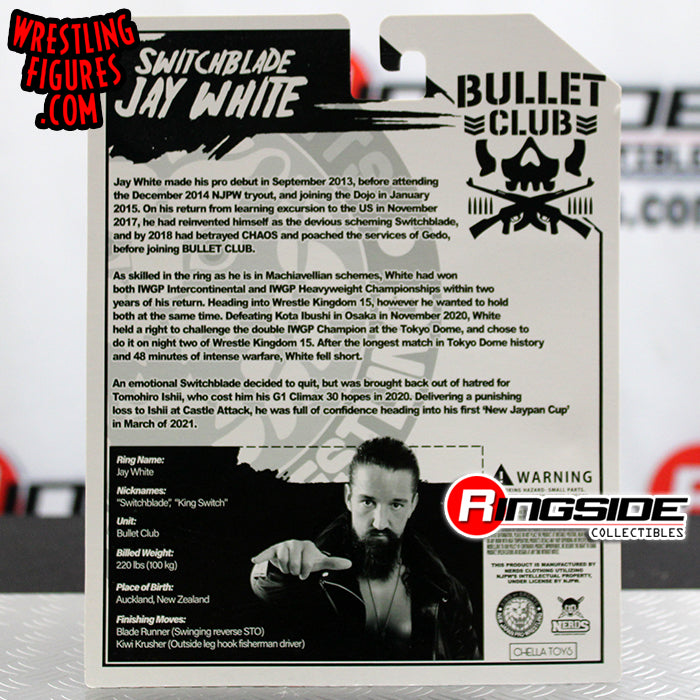 All "Switchblade" Jay White Wrestling Action Figures – Wrestling Figure ...