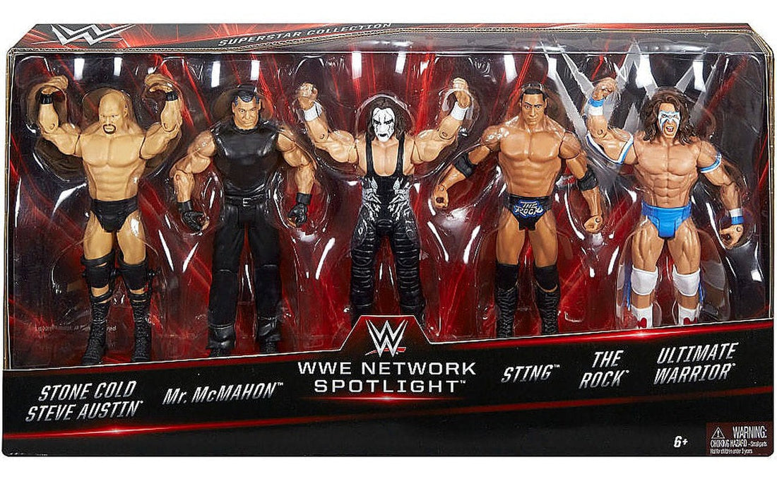 2017 WWE Mattel Basic Network Spotlight Multipack: Stone Cold Steve Au ...