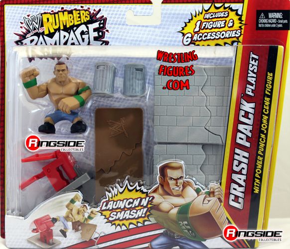2013 WWE Mattel Rumblers Rampage Crash Pack Playset [With John Cena ...