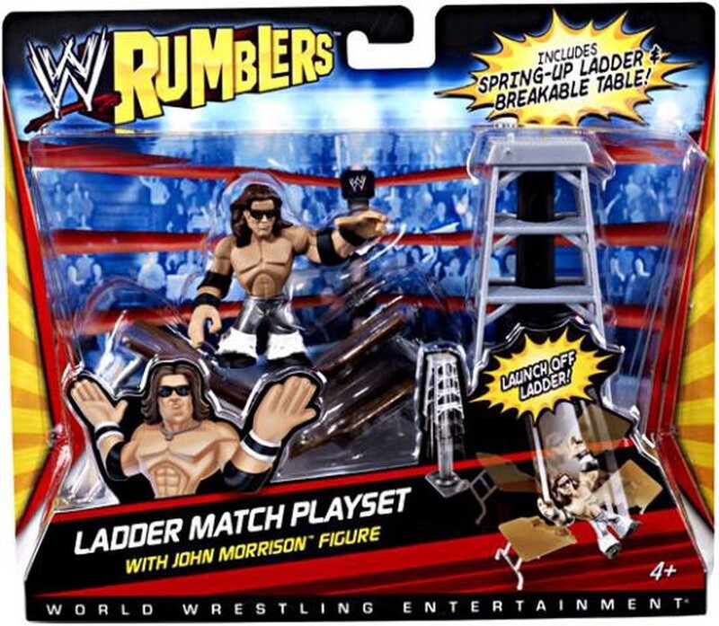 2011 WWE Mattel Rumblers Series 1 Ladder Match Playset [With John Morr ...