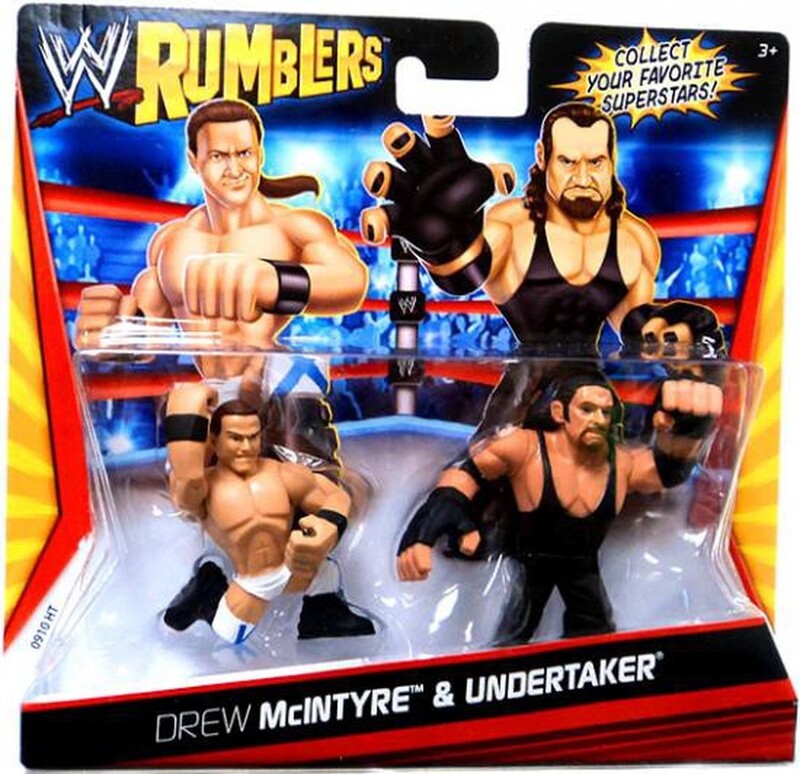 2011 WWE Mattel Rumblers Series 1 Drew McIntyre & Undertaker ...