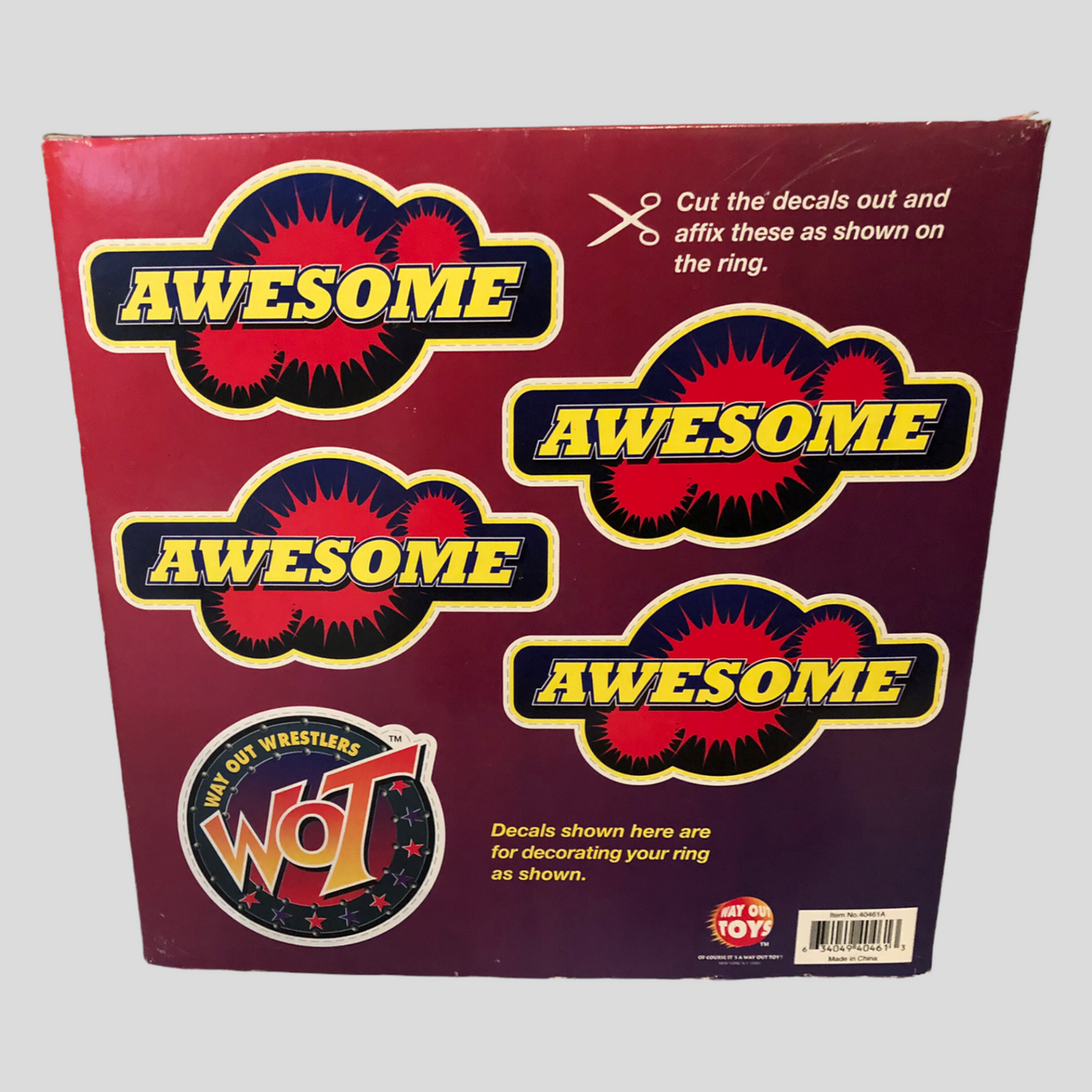 Way Out Toys Bootleg/Knockoff Way Out Wrestlers Ring [With Ric Flair ...