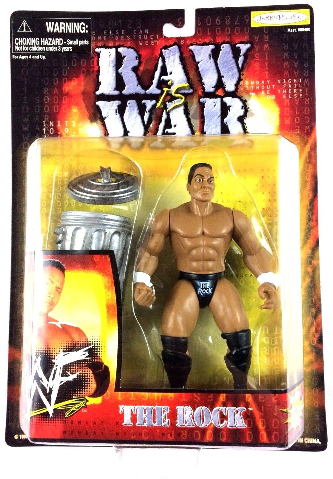 1999 WWF Jakks Pacific Raw Is War The Rock – Wrestling Figure Database