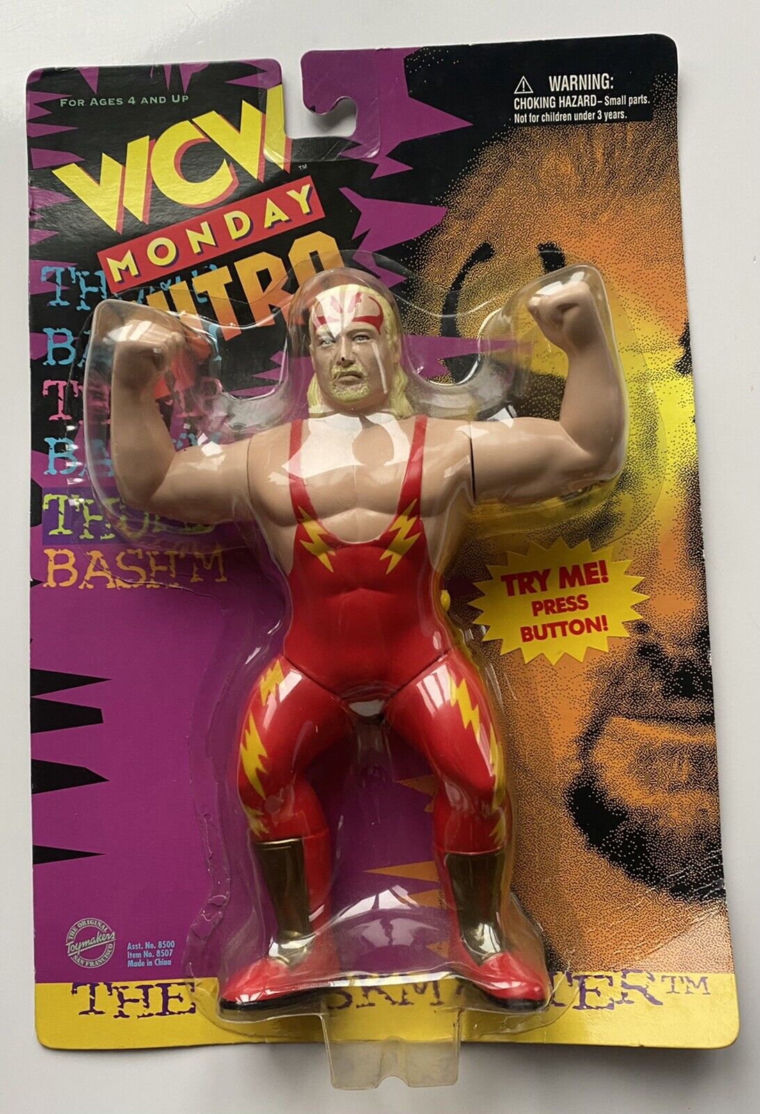 1997 WCW OSFTM Vibrating The Taskmaster – Wrestling Figure Database