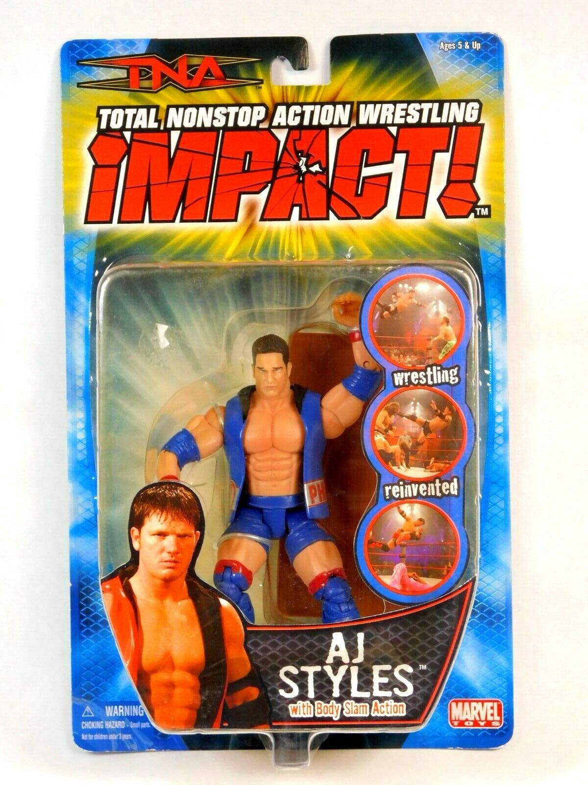 2005 Total Nonstop Action [TNA] Wrestling Impact! Marvel Toys Series 3 ...