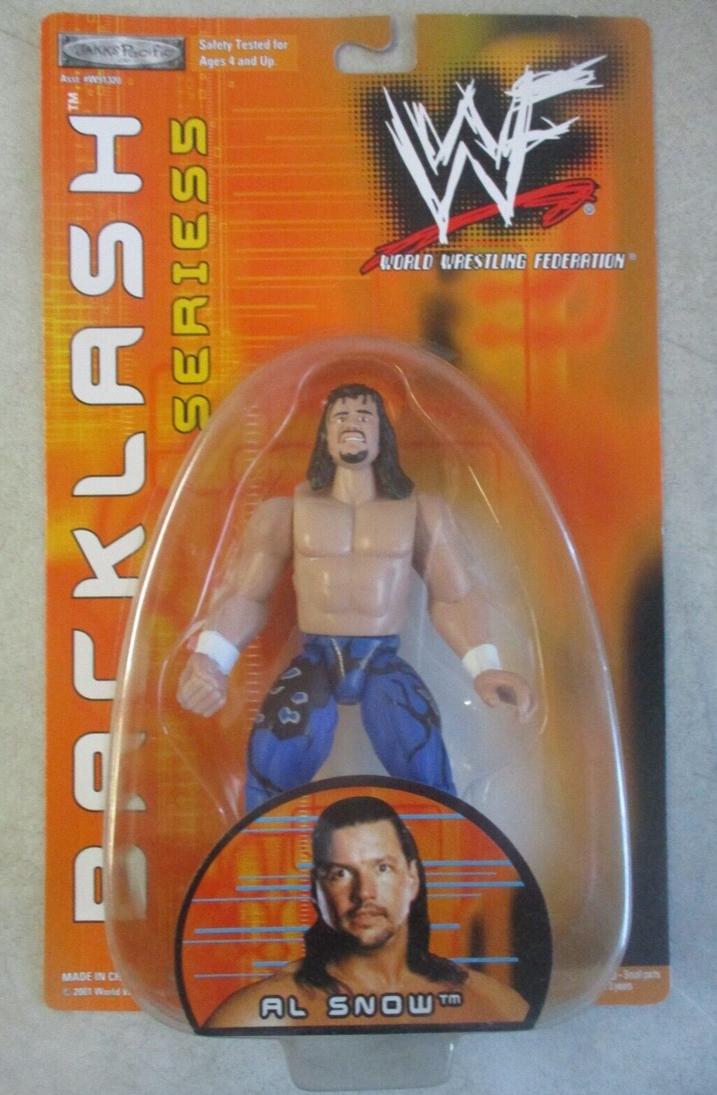 2001 WWF Jakks Pacific Backlash Series 5 Al Snow [Exclusive ...