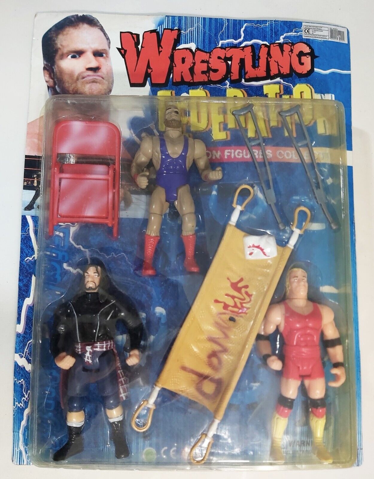 Wrestling Federation Bootleg/Knockoff Wrestler 3-Pack [Taz, Raven & St ...