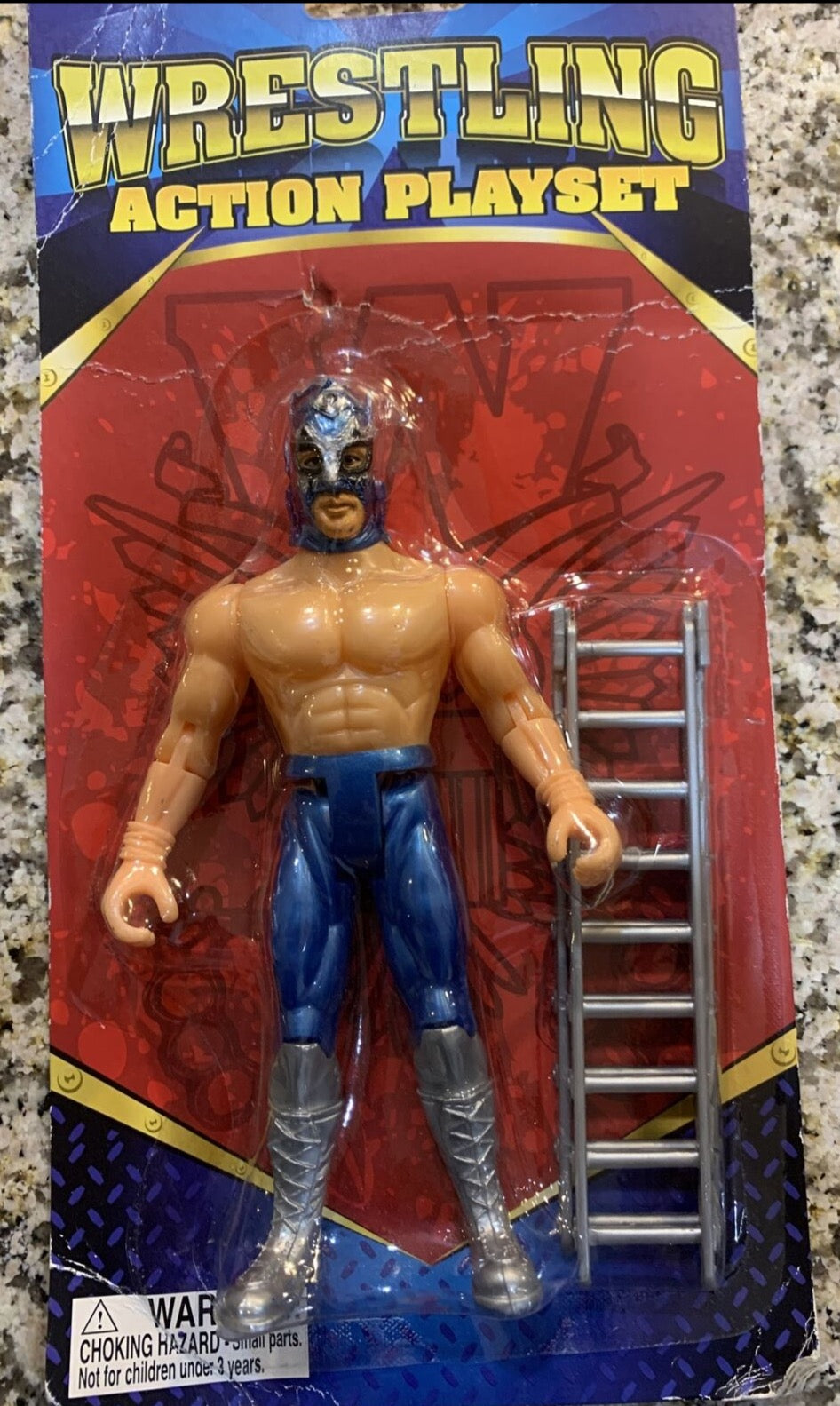 Wrestling Action Playset Bootleg/Knockoff Wrestler – Wrestling Figure ...