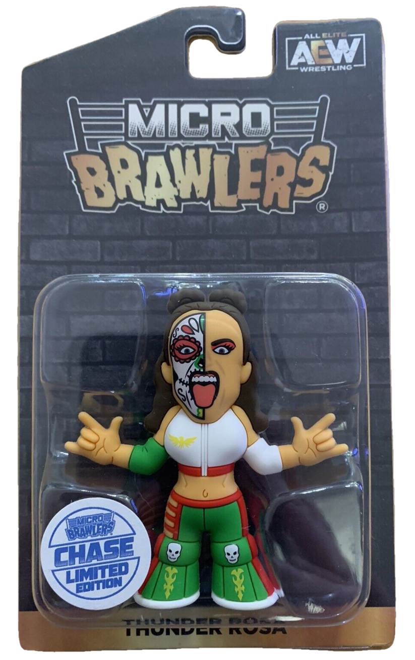 2023 AEW Pro Wrestling Tees Crate Exclusive Thunder Rosa Micro Brawler ...