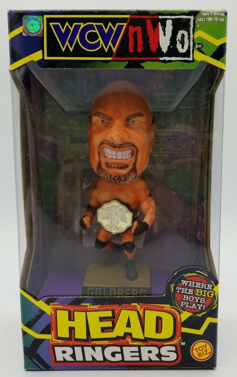 1999 WCW Toy Biz Head Ringers Series 1 Goldberg – Wrestling Figure Database