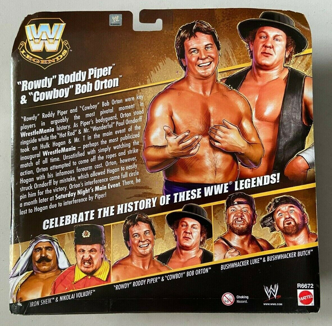 2010 WWE Mattel Elite Collection Legends Multipack: Rowdy Roddy Piper ...